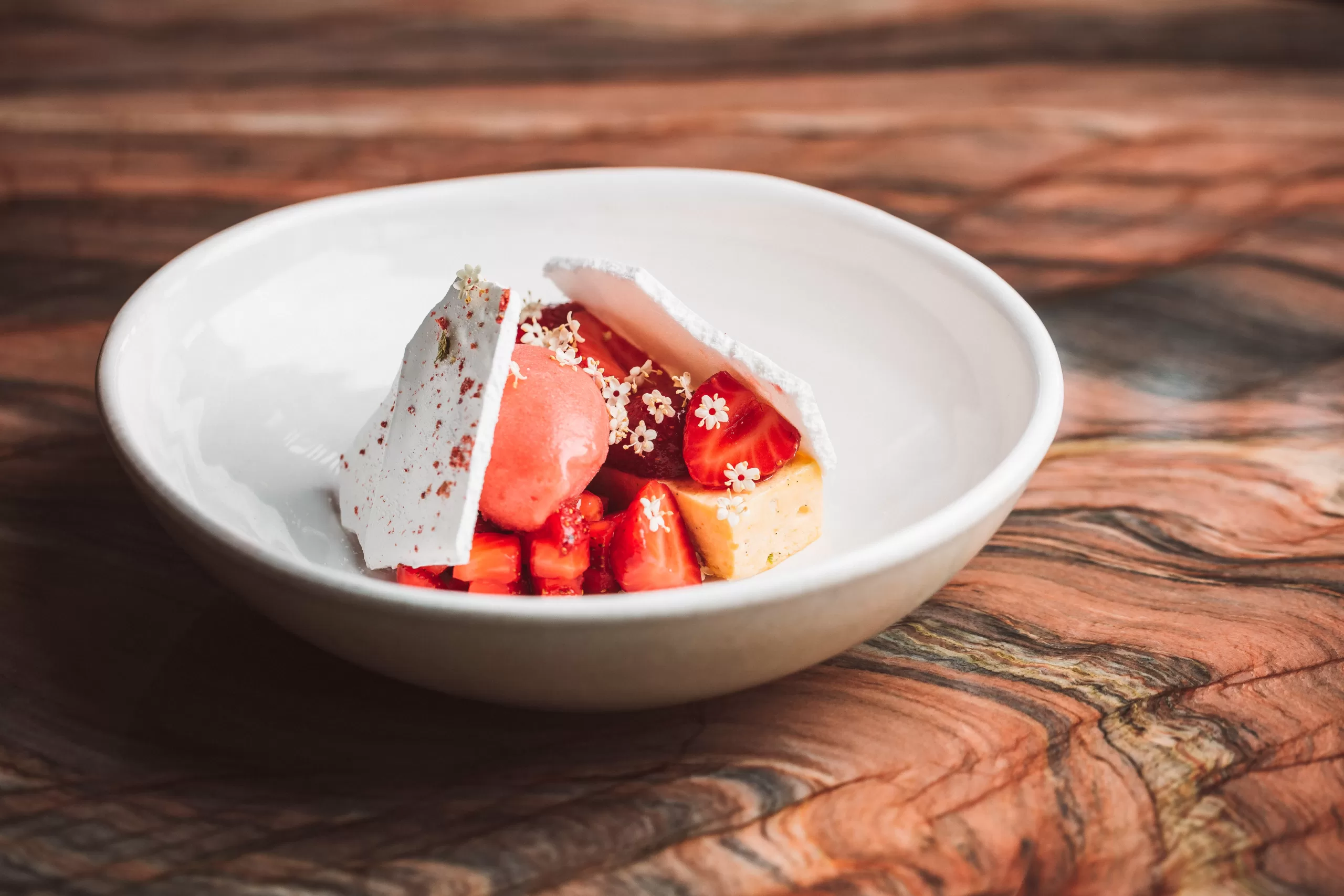 Strawberry & Elderflower - Chef Ben Bayly Recipes